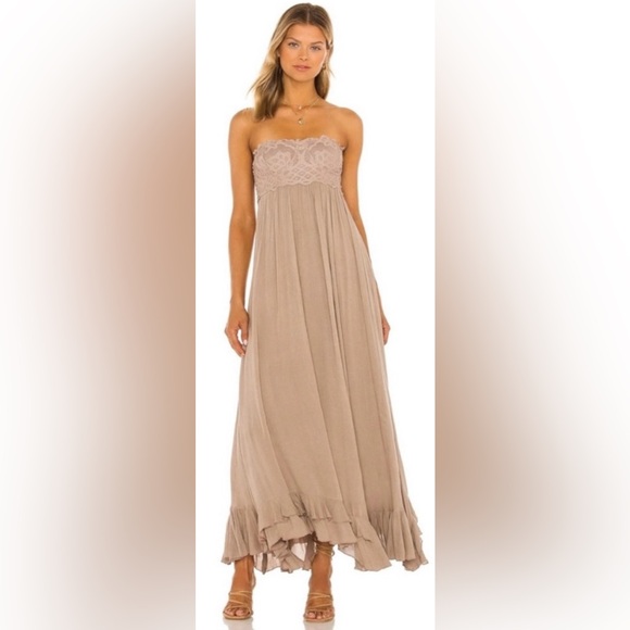 Free People | Dresses | Free People Fp One Adella Corset Maxi Dress ...
